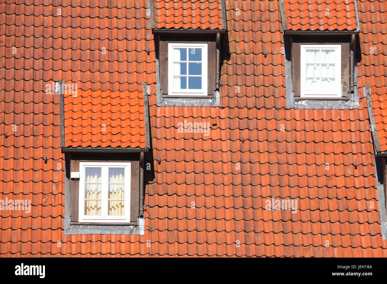 roof, roof windows Stock Photo - Alamy