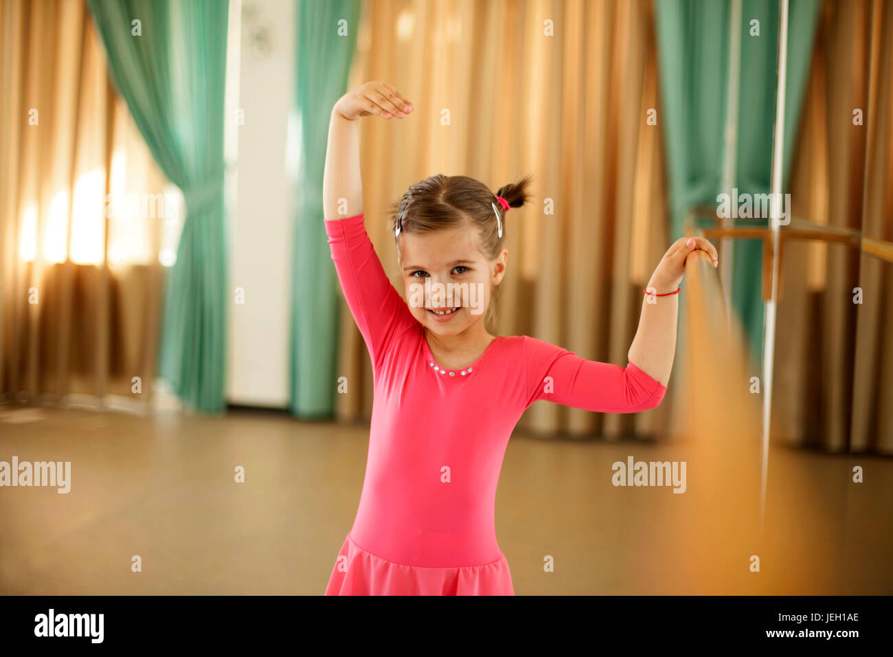 Baby ballerinas in ballet studio Stock Photo - Alamy
