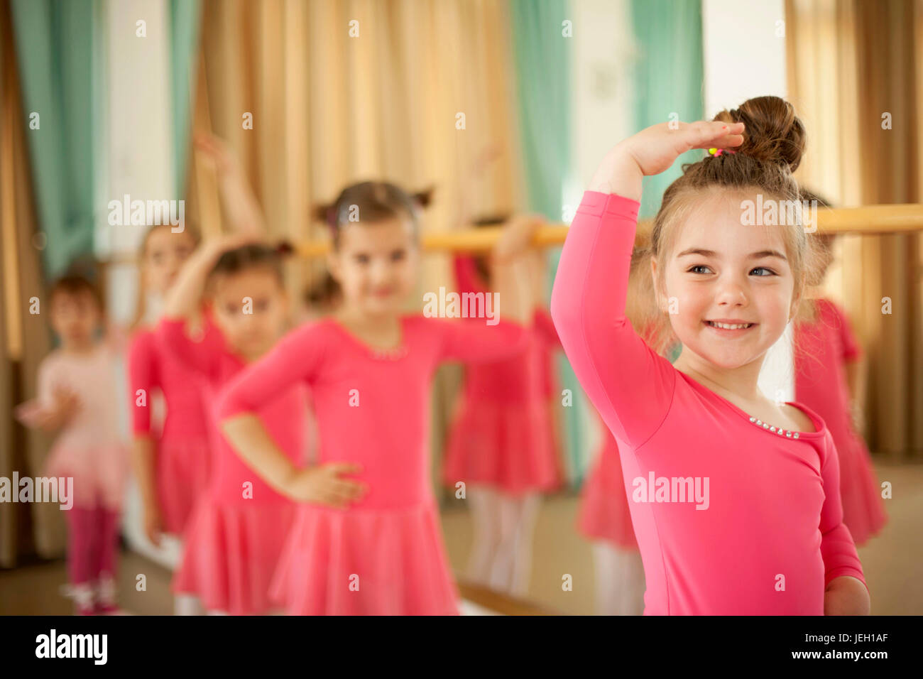 Baby ballerinas in ballet studio Stock Photo - Alamy