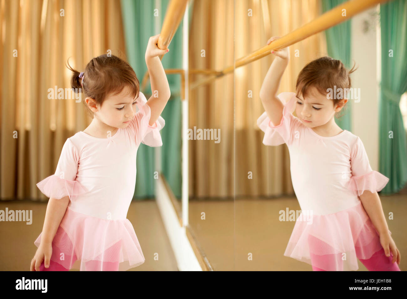 Baby ballerinas in ballet studio Stock Photo - Alamy