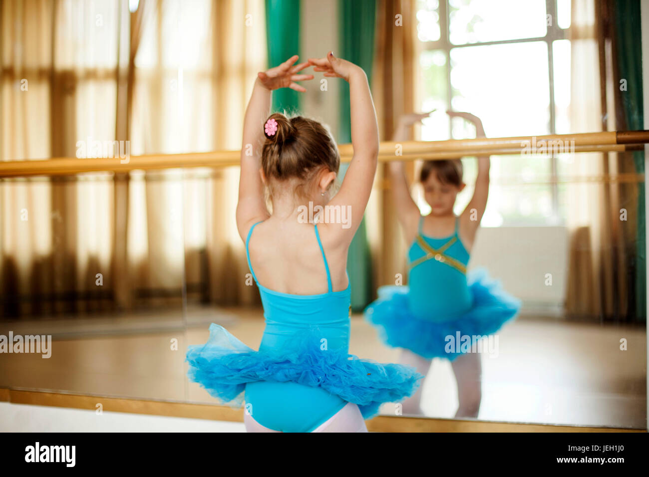 Little ballet dancers in ballet studio Stock Photo - Alamy