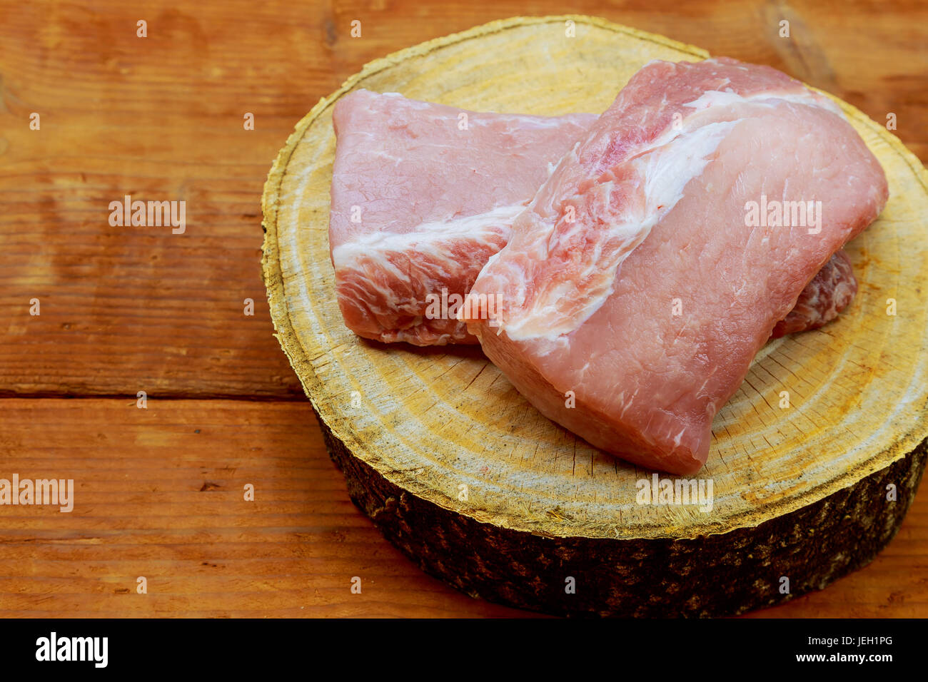Pork on cutting board hi-res stock photography and images - Alamy