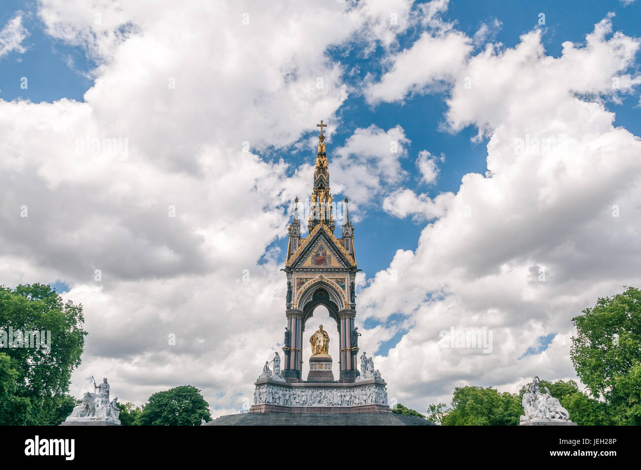The Albert Memorial Stock Photo - Alamy