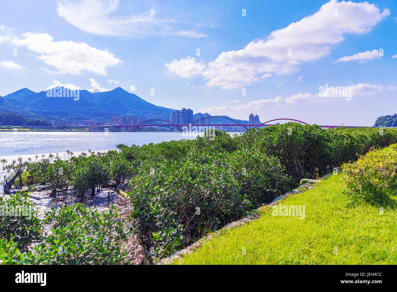 Bridge River Guandu Bridge Taipei High Resolution Stock Photography and ...