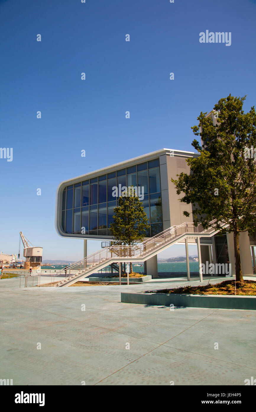 The £70 million centro Botin arts centre in Santander Northern Spain ...
