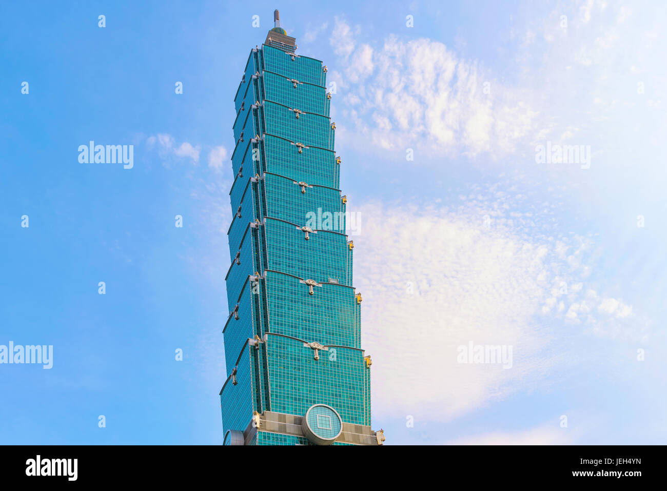 TAIPEI, TAIWAN - MAY 31: This is the exterior arcitecture of the Taipei ...