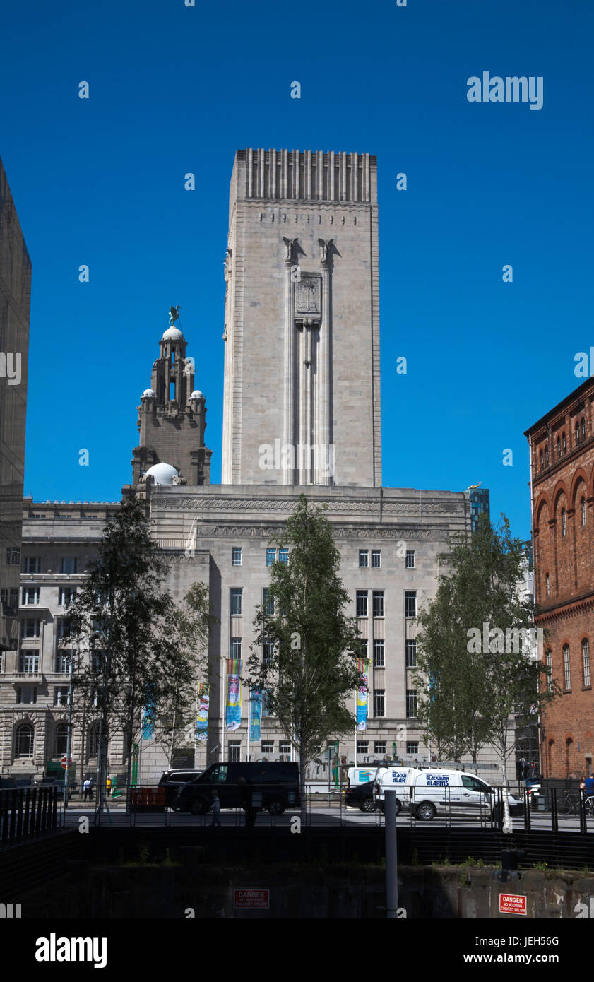 Georges Dock Building Art Deco ventilation shaft for The Queens Tunnel ...