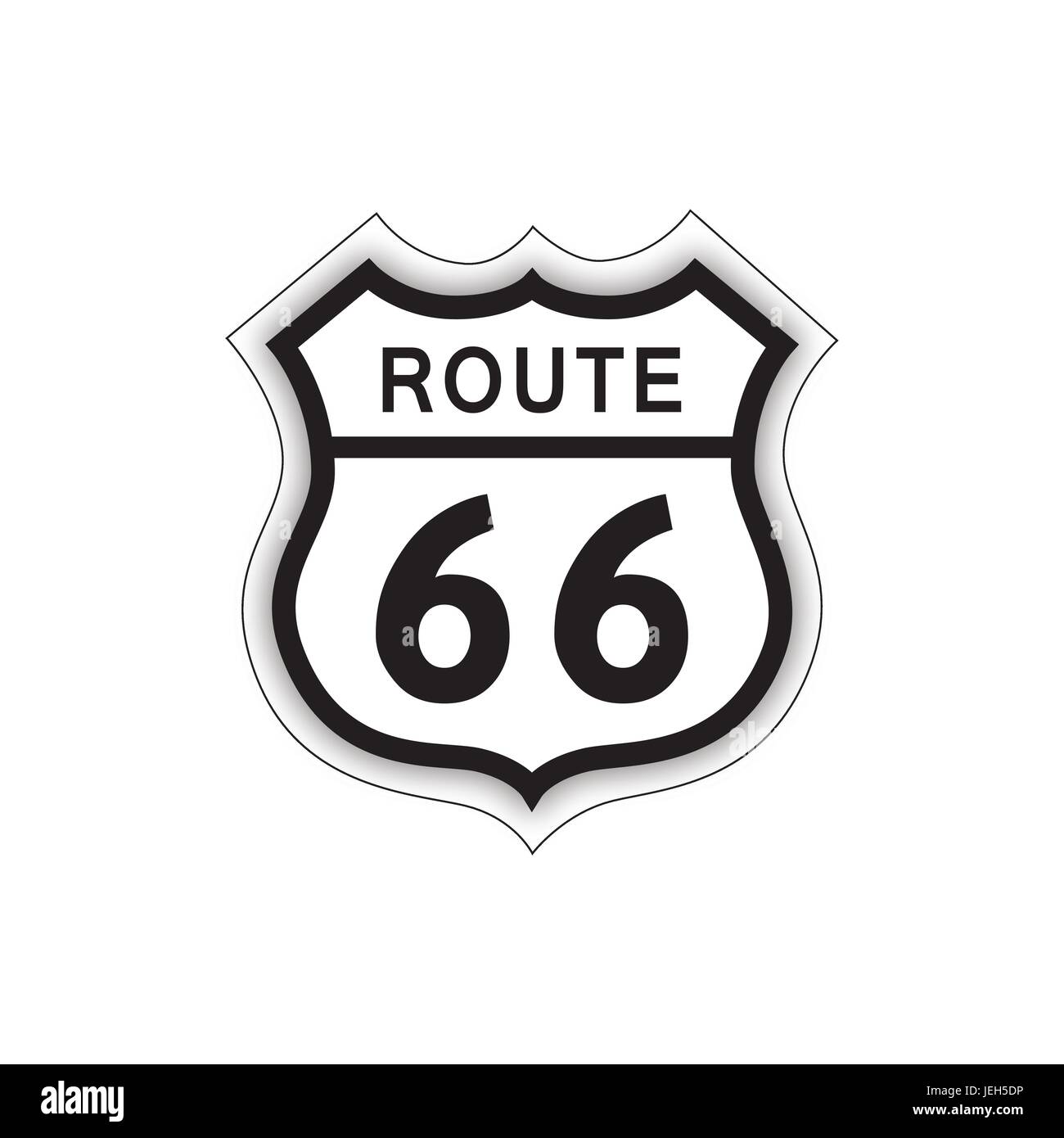 Historic route motel Cut Out Stock Images & Pictures - Alamy