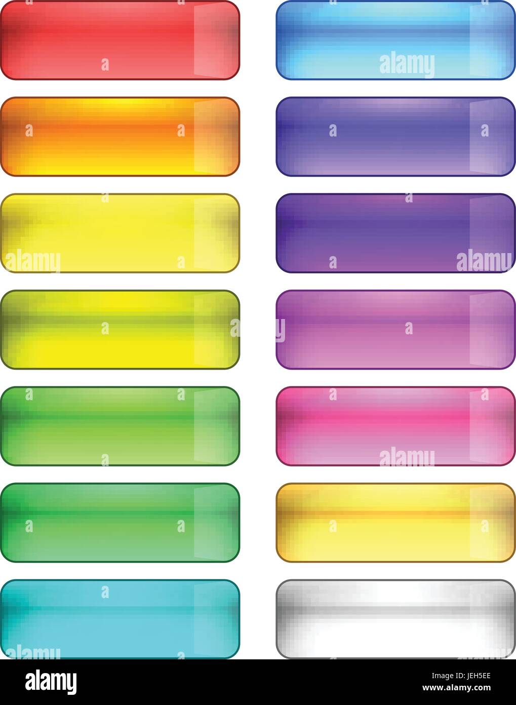 vector web buttons set Stock Vector Image & Art - Alamy