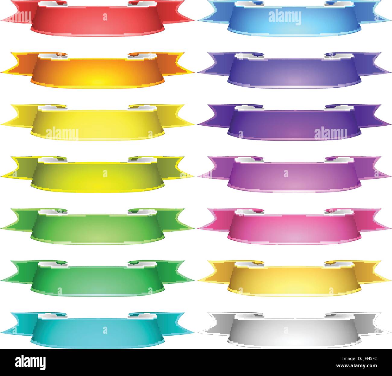 vector ribbons set Stock Vector Image & Art - Alamy