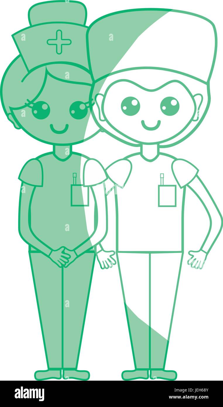 Doctor woman silhouette patient Cut Out Stock Images & Pictures - Alamy