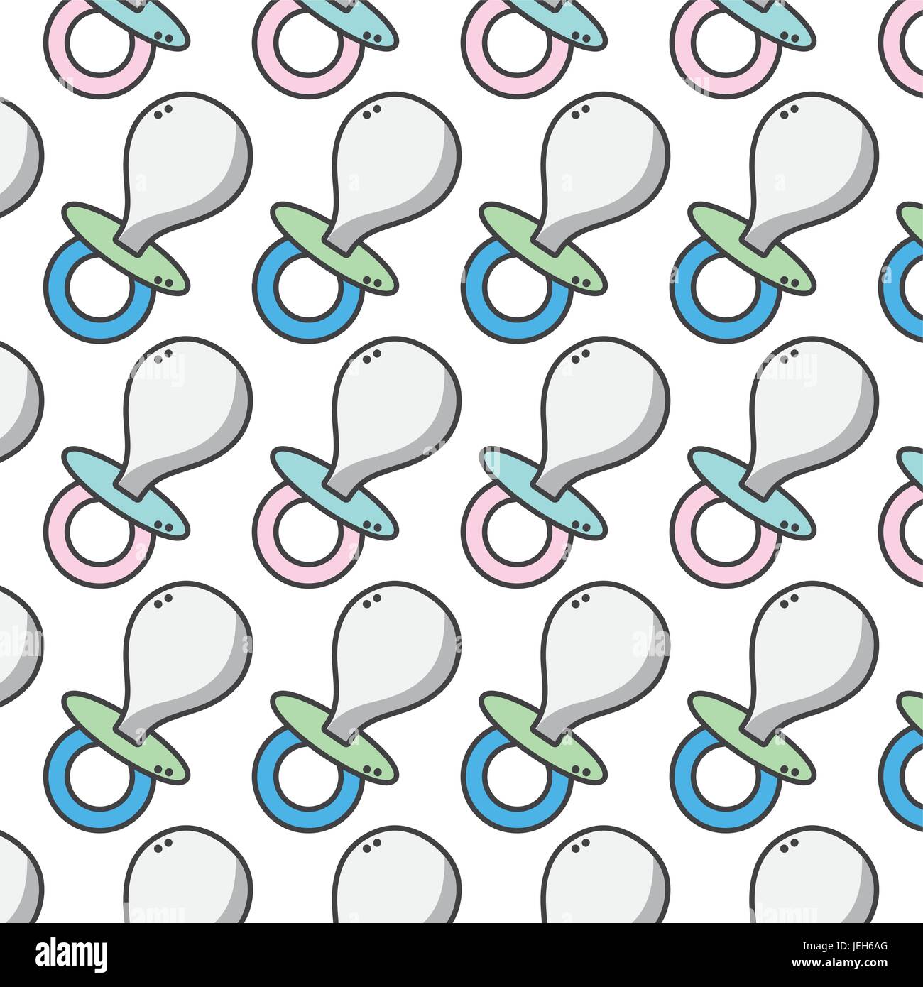 baby pacifier element to relax background Stock Vector Image & Art - Alamy