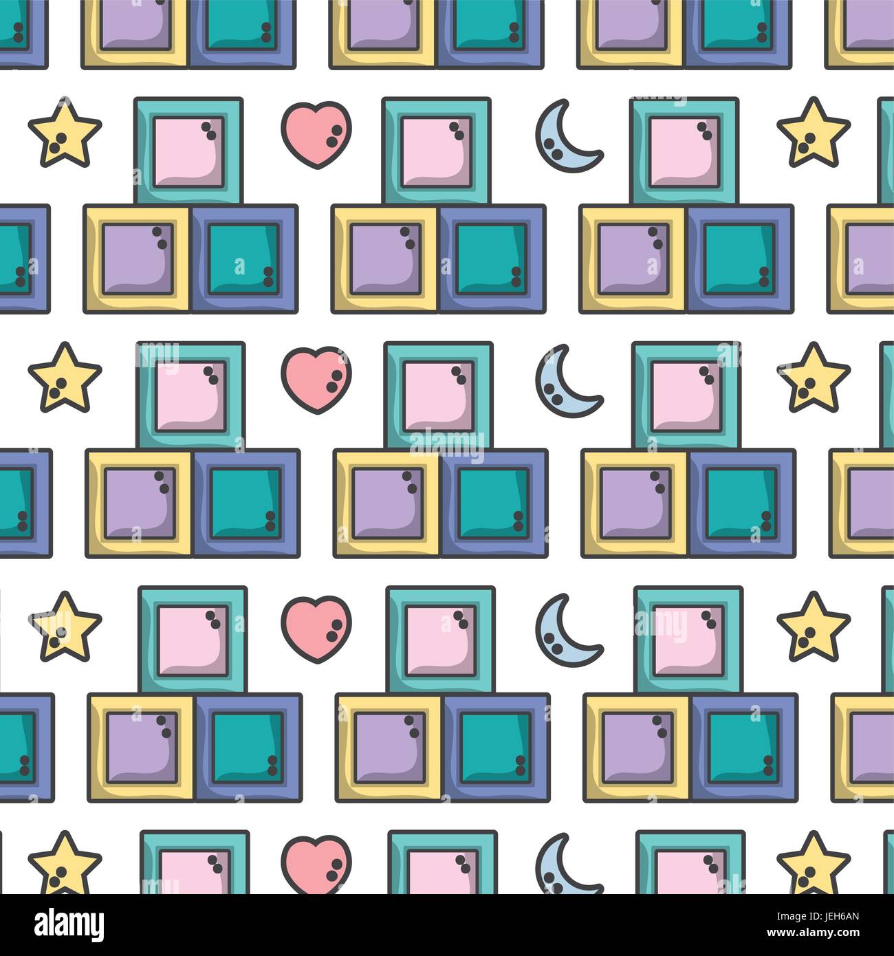 baby games element to child learn background Stock Vector Image & Art ...