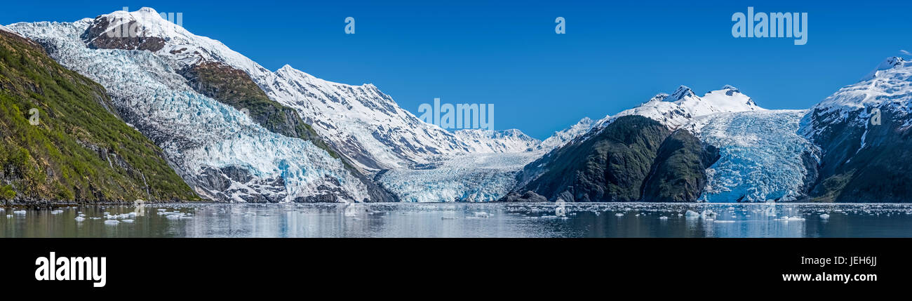 Cascade, Barry and Coxe Glaciers in Barry Arm of Prince William Sound ...
