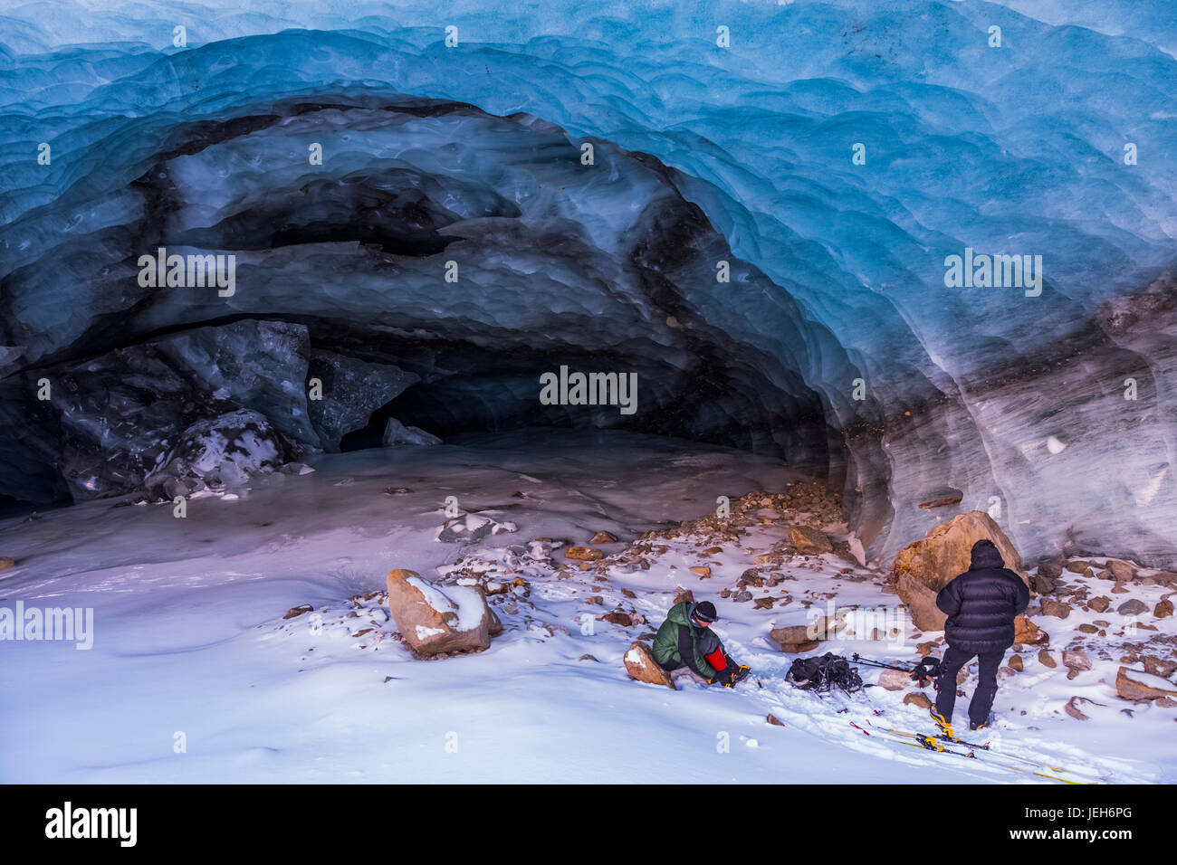 Alaska ice cave hi-res stock photography and images - Alamy