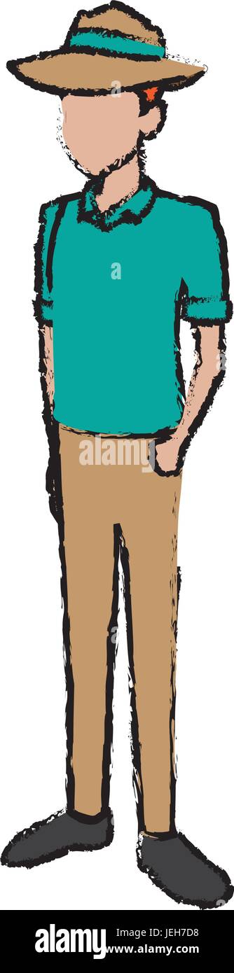 Explorer man Stock Vector Images - Alamy