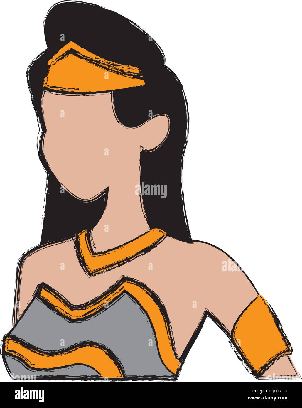 Barbarian woman Stock Vector Images - Alamy