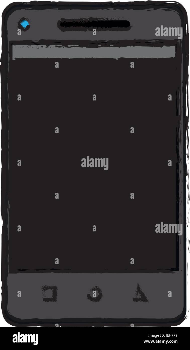 smartphone phone call device technology Stock Vector Image & Art - Alamy