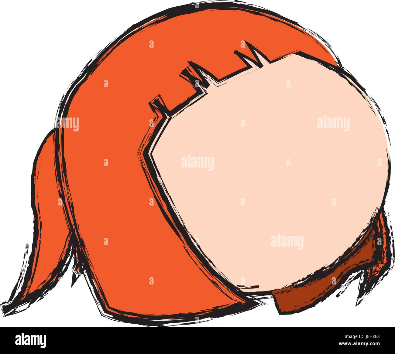 cute cartoon girl faceless hairstyle Stock Vector Image & Art - Alamy