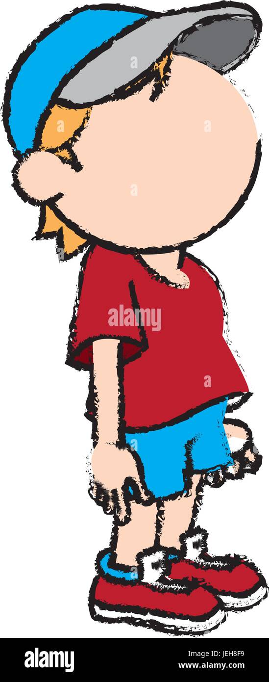 cute boy character comic young icon Stock Vector Image & Art - Alamy