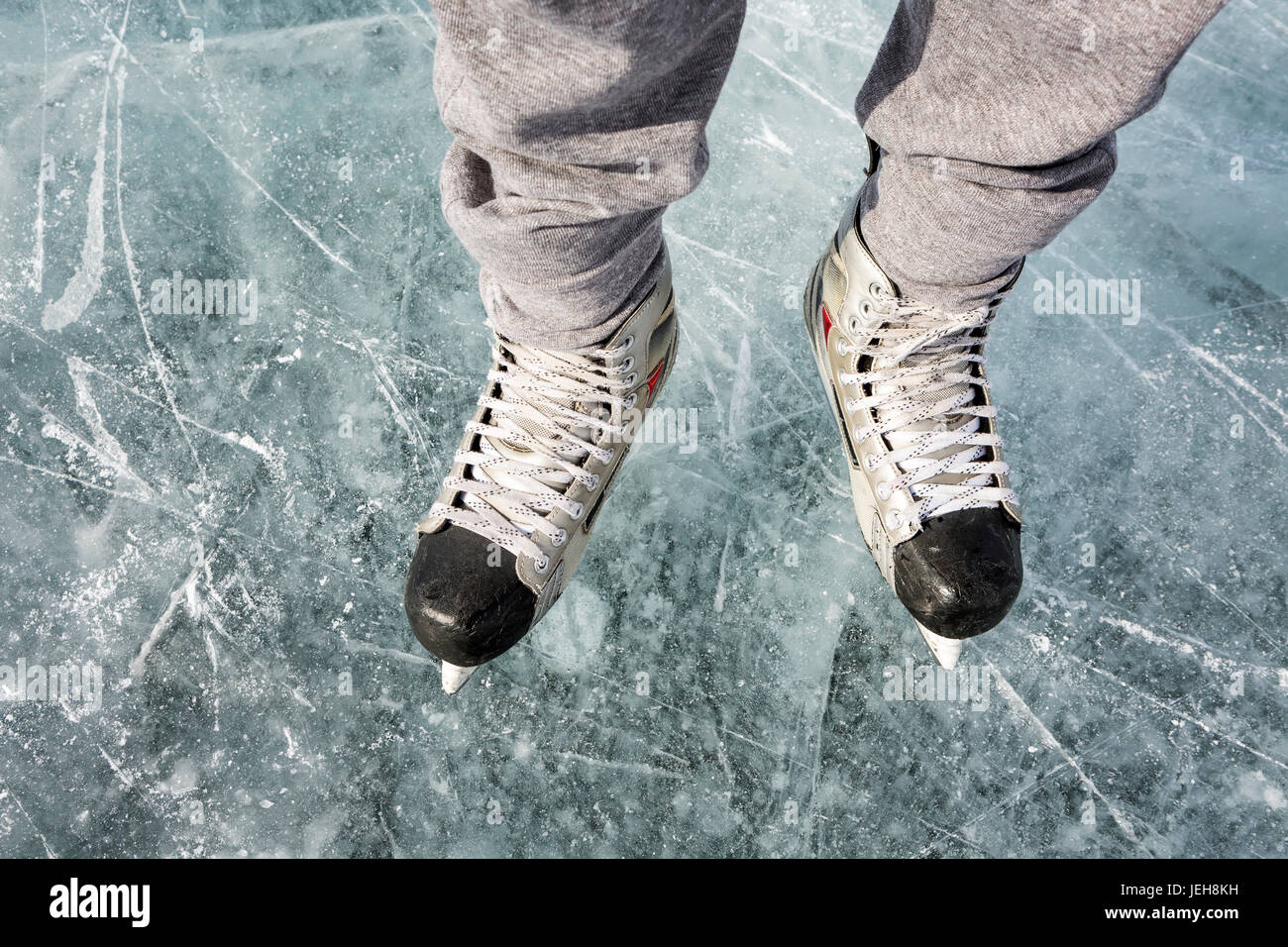 Ice skating close up hi-res stock photography and images - Alamy