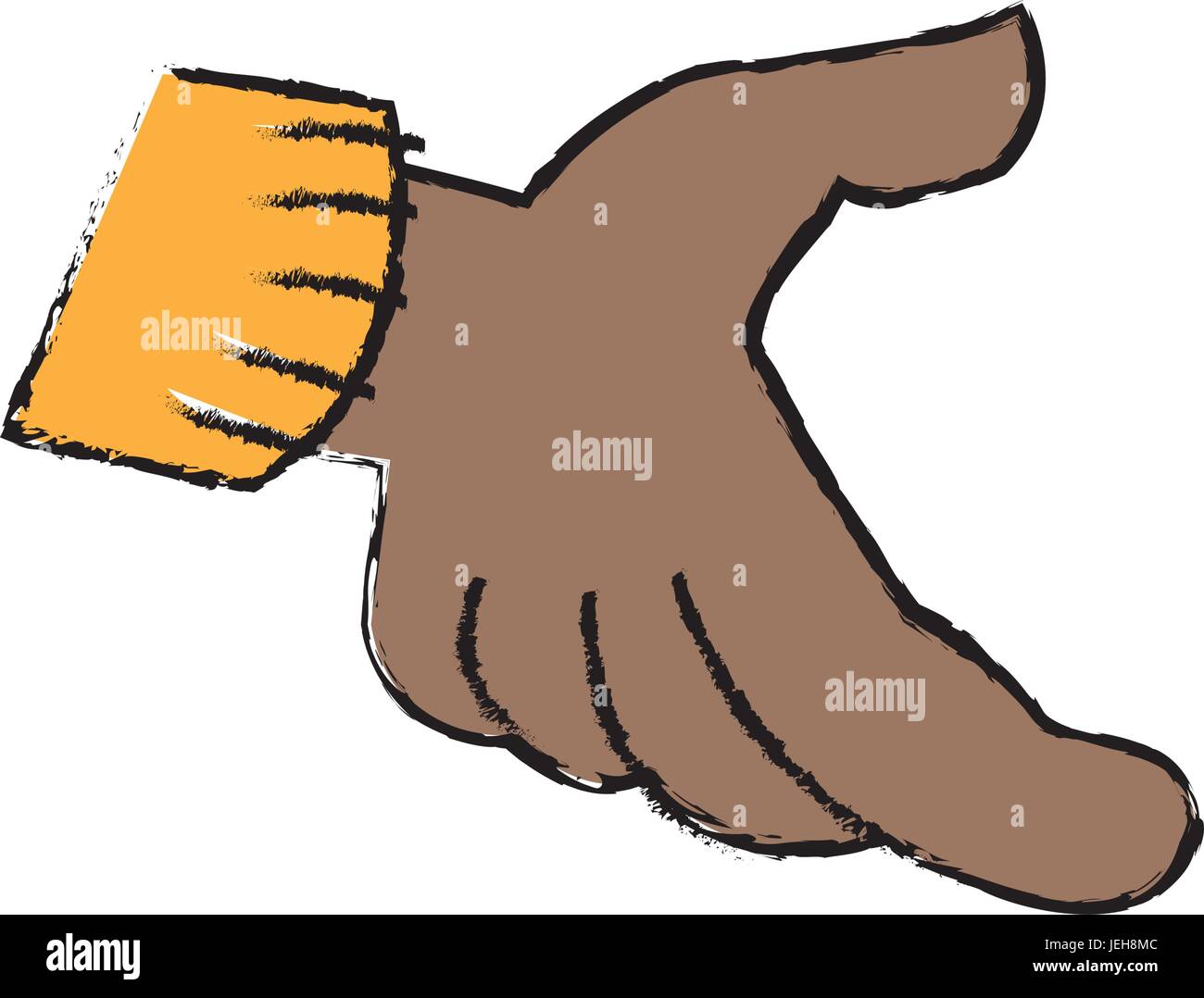 cartoon hand part of body Stock Vector Image & Art - Alamy