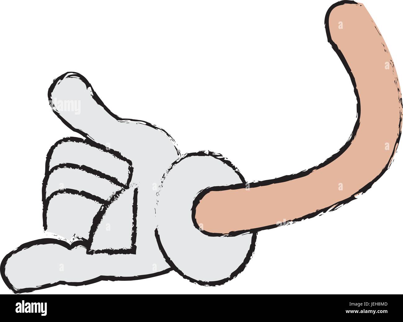Hand gloved Stock Vector Images - Alamy