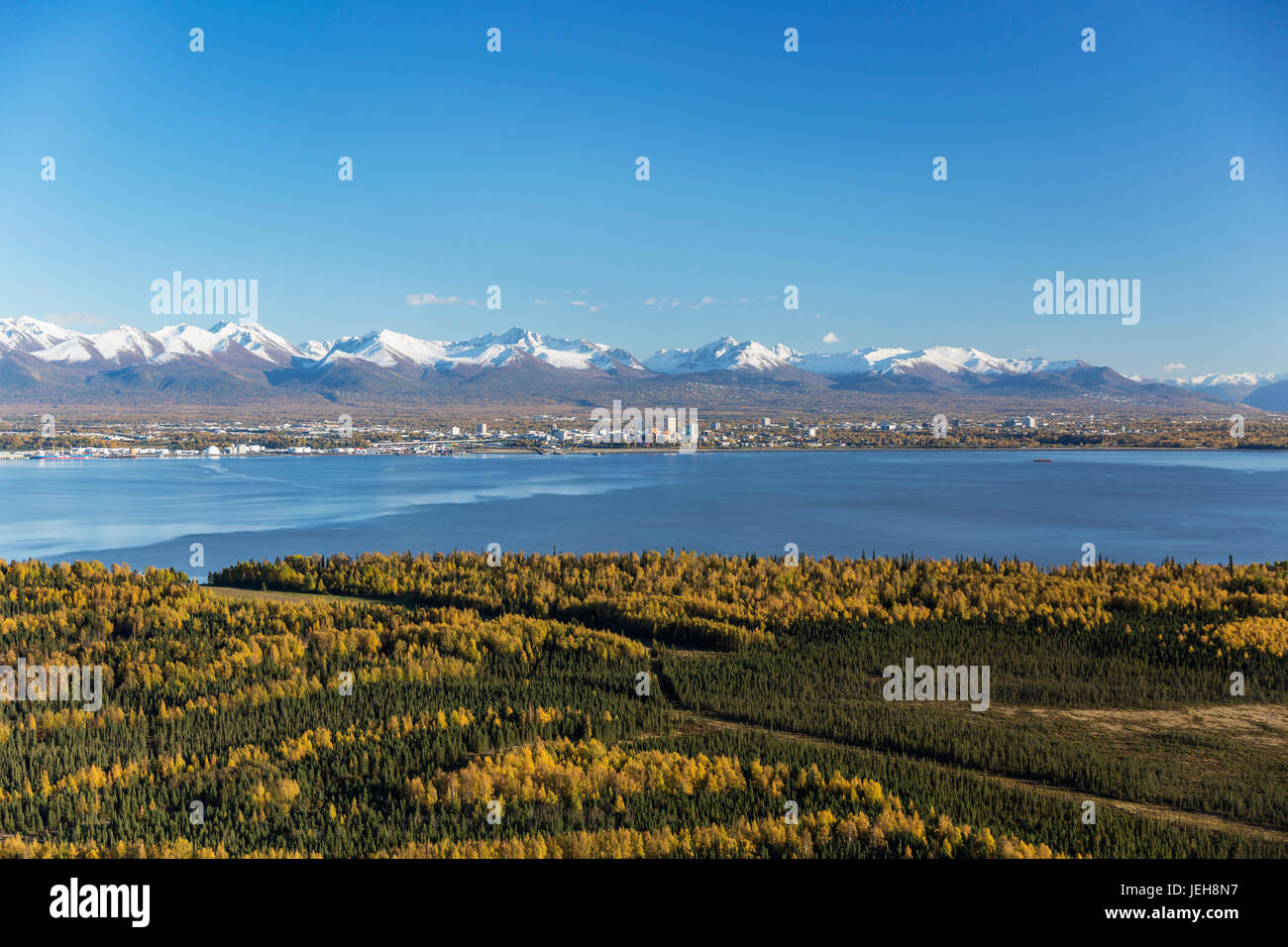 Anchorage alaska aerial hi-res stock photography and images - Alamy
