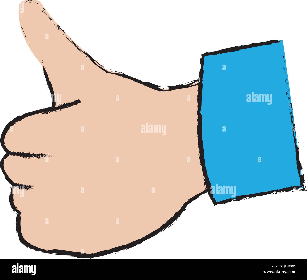 hand showing thumbs up gesture ok Stock Vector Image & Art - Alamy