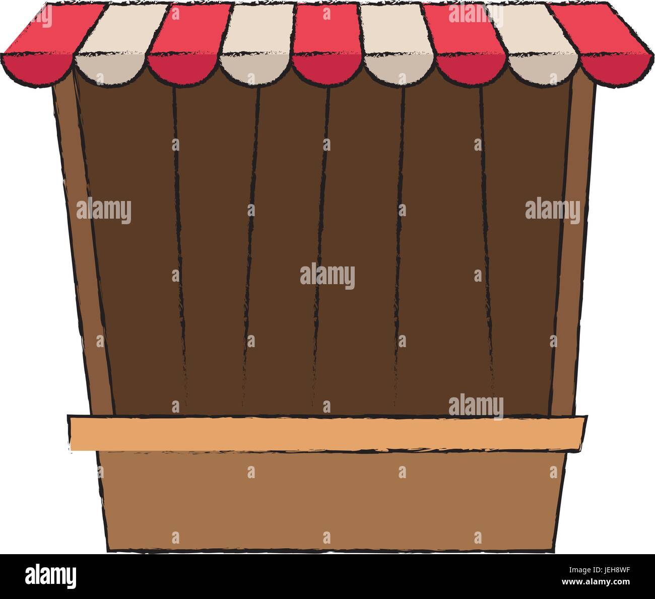 circus game booths border wooden blank Stock Vector Image & Art - Alamy