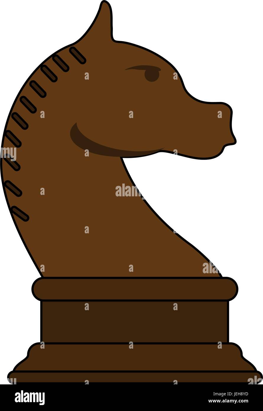 horse chess piece design Stock Vector Image & Art - Alamy