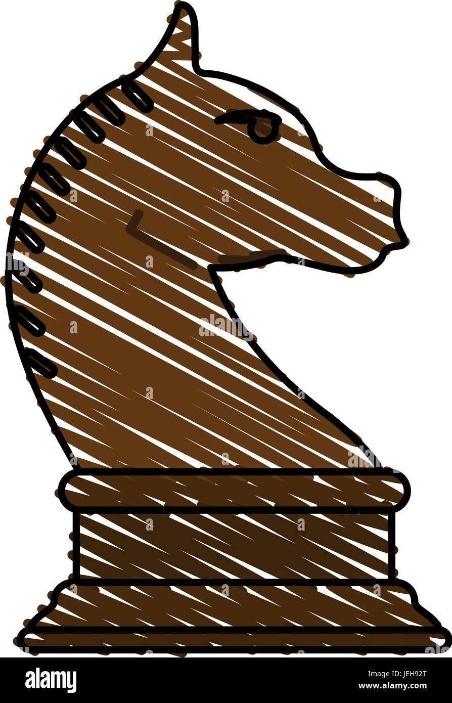 horse chess piece vector illustration Stock Vector Image & Art - Alamy
