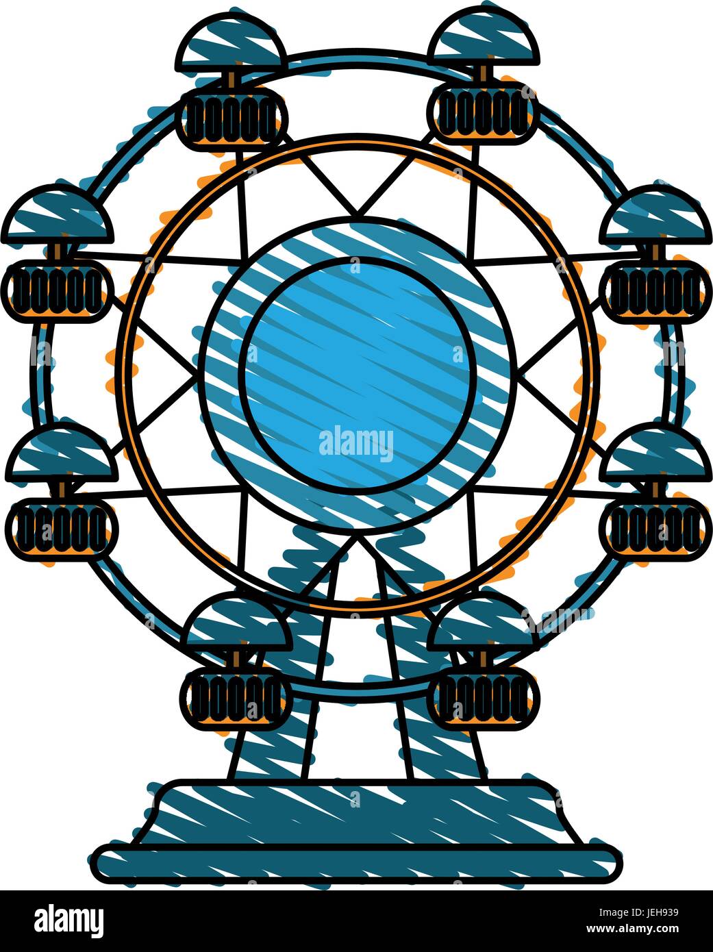 fair wheel vector illustration Stock Vector Image & Art - Alamy