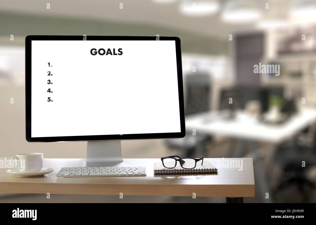 MY GOALS Handwriting of motivational memo written Target Success ...