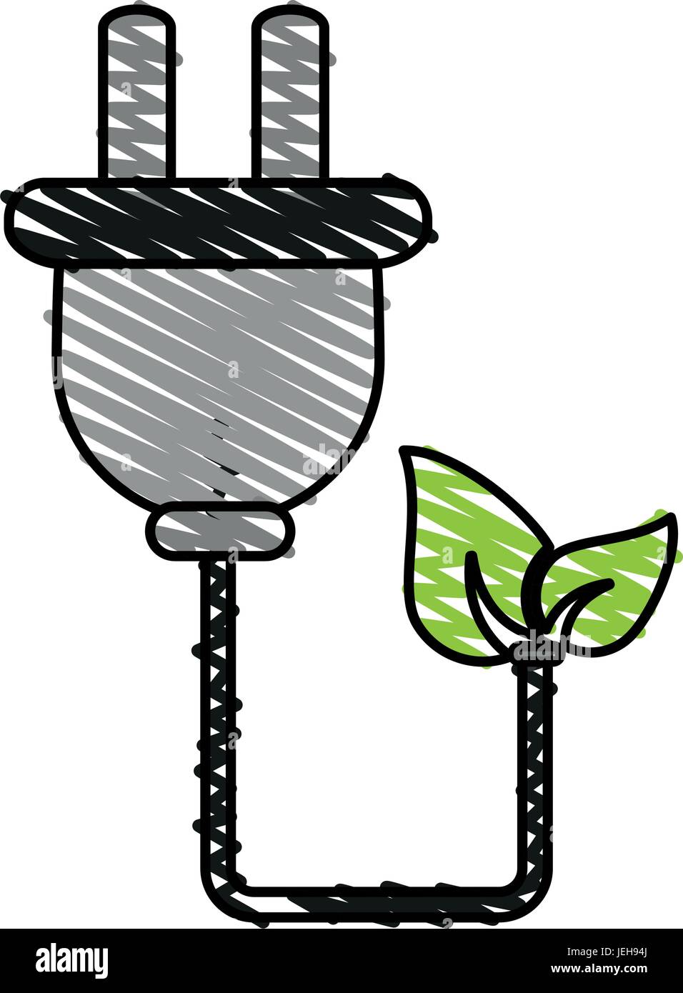 electric plug vector illustration Stock Vector Image & Art - Alamy