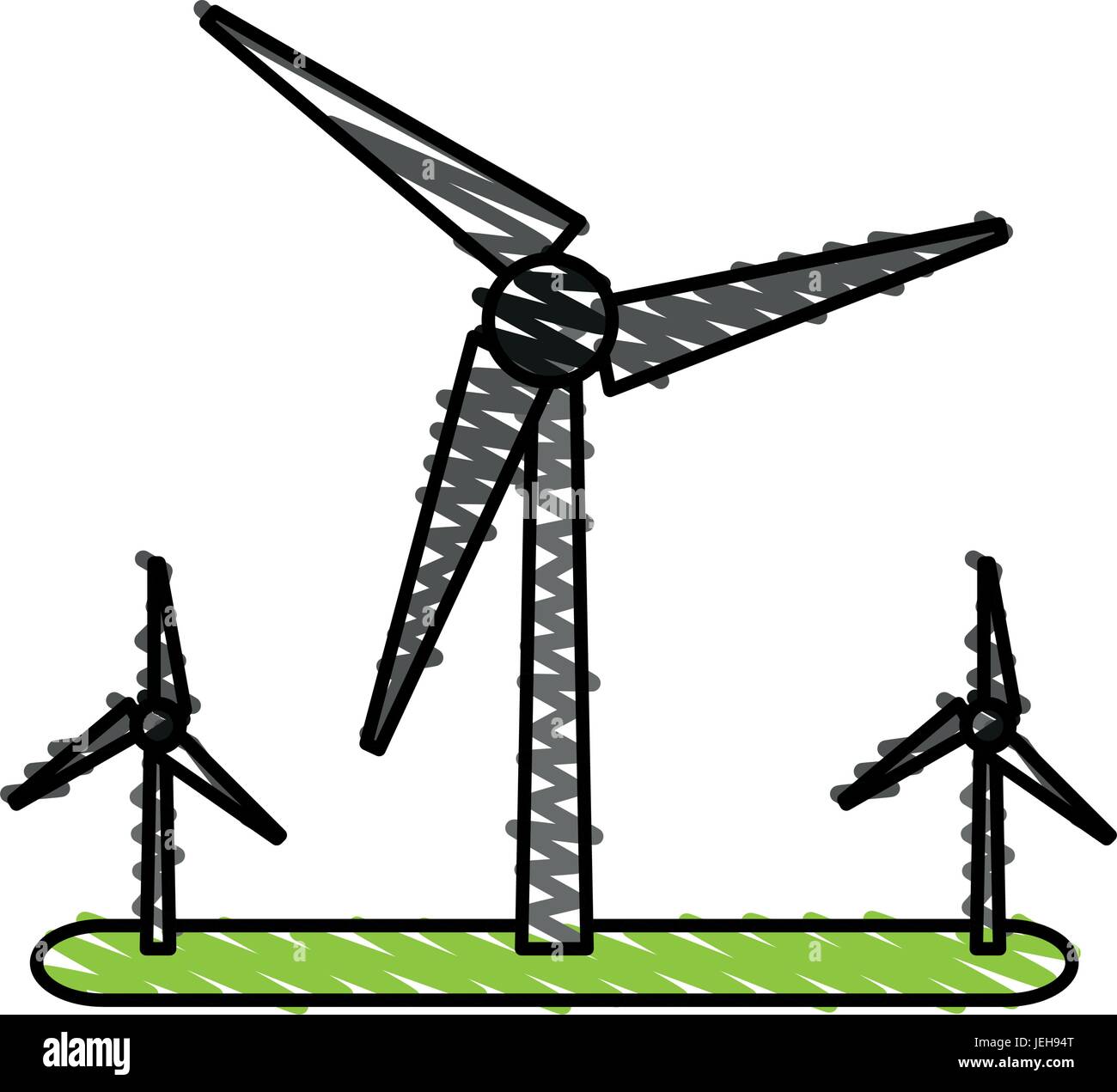 wind turbine vector illustration Stock Vector Image & Art - Alamy