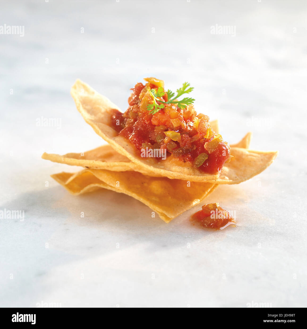 Tortilla chips salsa hi-res stock photography and images - Alamy
