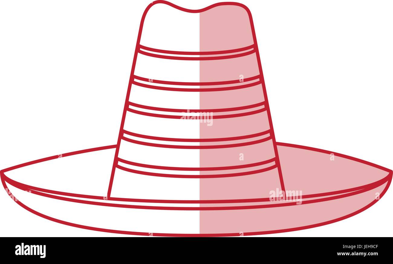 mexican hat vector illustration Stock Vector Image & Art - Alamy