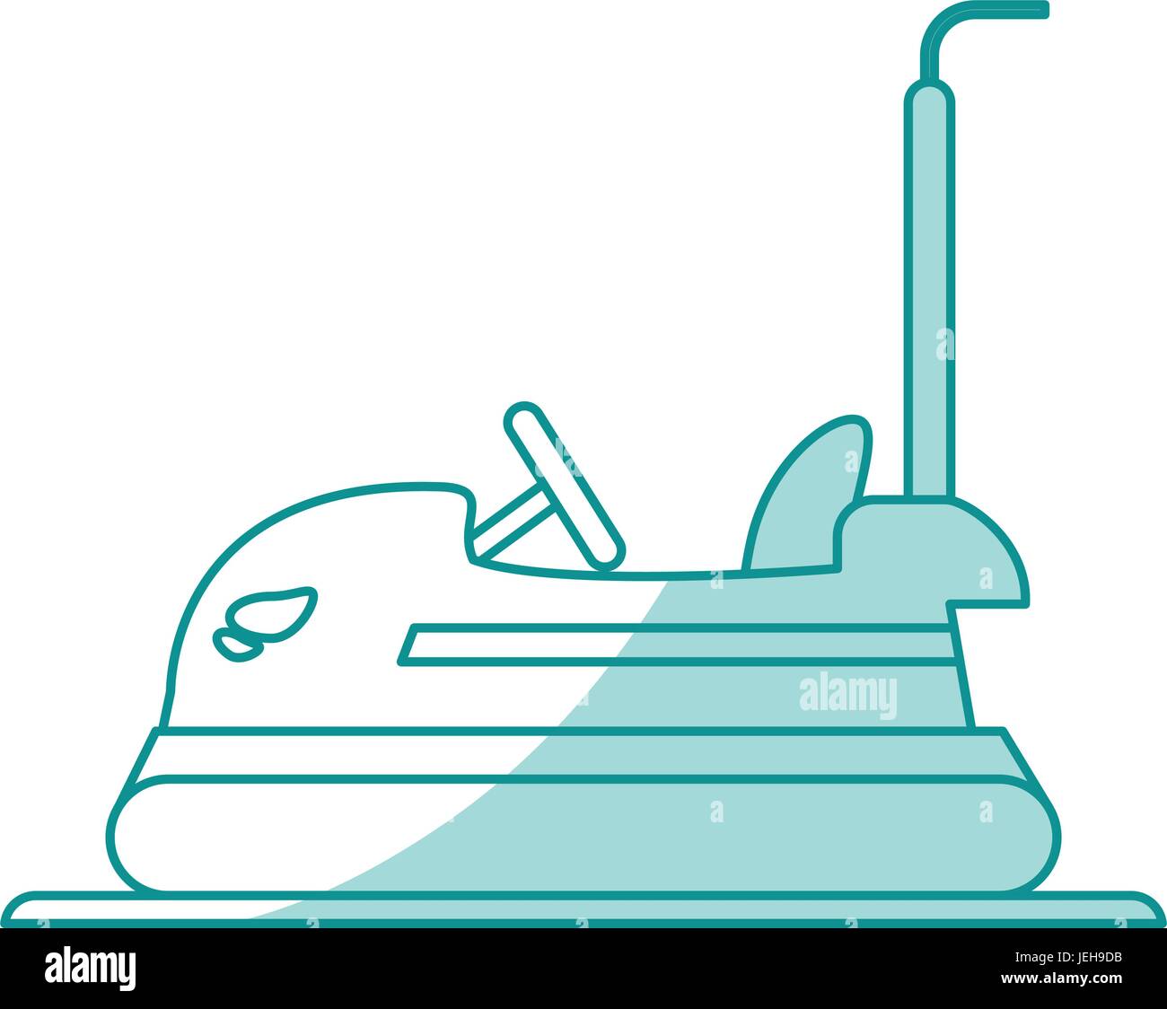 bumper car vector illustration Stock Vector Image & Art - Alamy