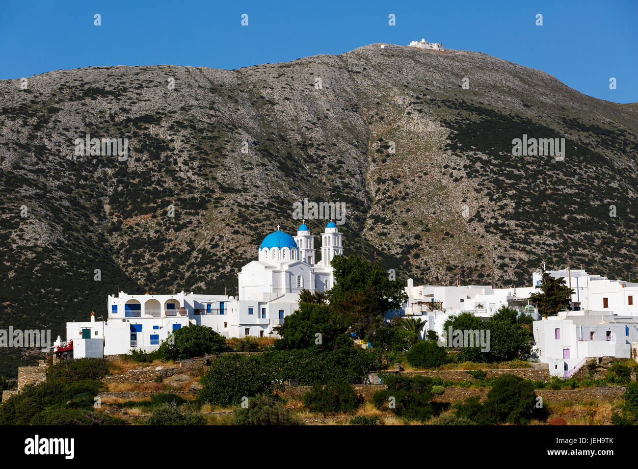 Church in Apollonia village on Sifnos island in Greece Stock Photo - Alamy
