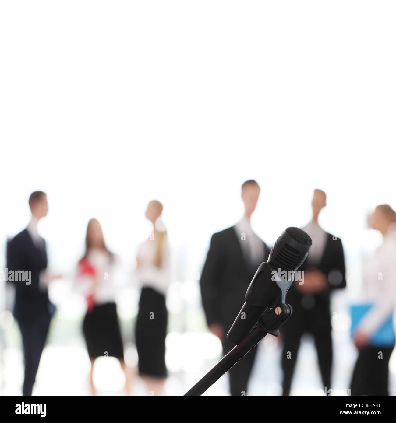 Women speech microphone hi-res stock photography and images - Alamy