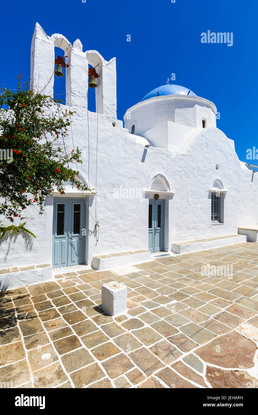 Church in Apollonia village on Sifnos island in Greece Stock Photo - Alamy