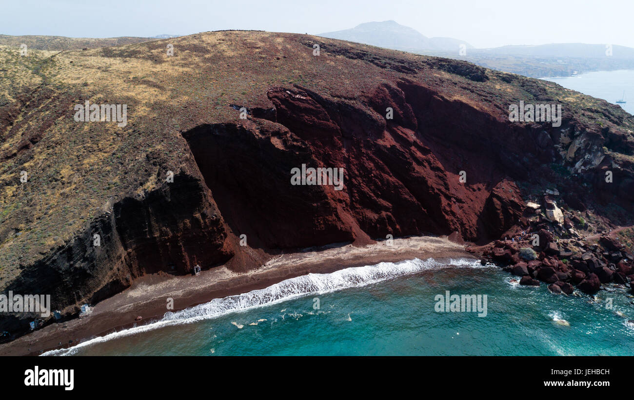 Santorini volcano tour hi-res stock photography and images - Alamy
