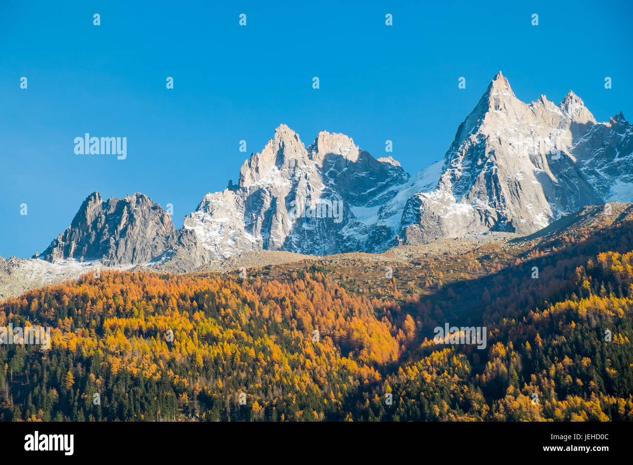 View mont blanc in autumn hi-res stock photography and images - Alamy