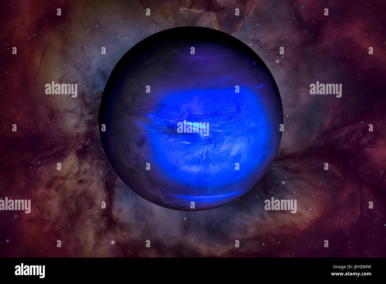 Solar System - Neptune. It is the eighth and farthest planet from the ...