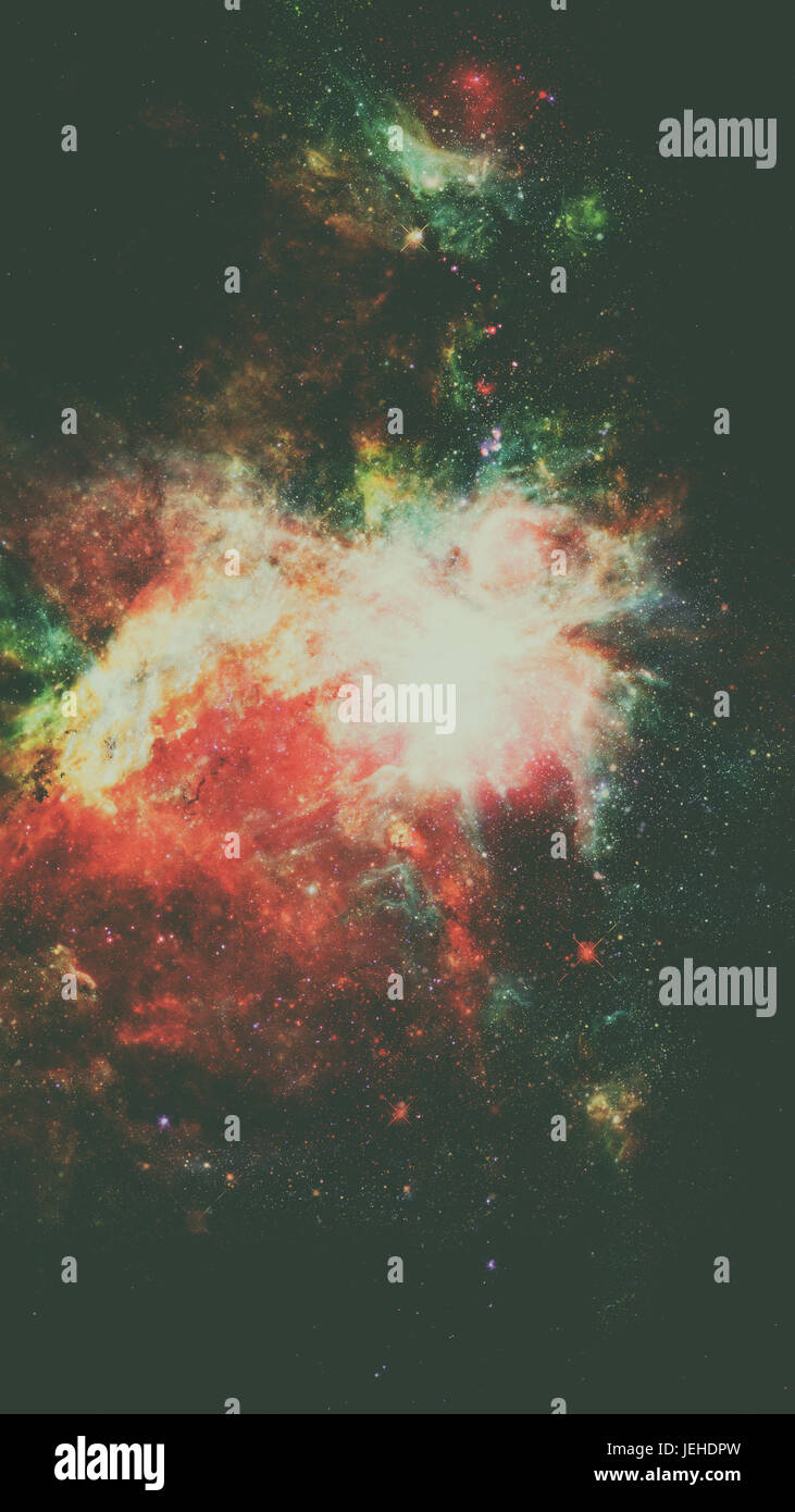 Open space filled with stars, nebulae and galaxies. Elements of this ...