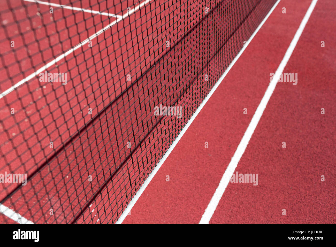 grid on badminton courts Stock Photo - Alamy
