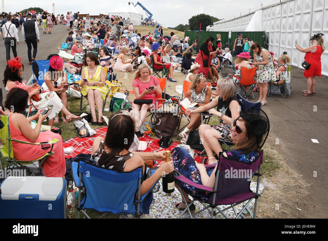 Ascot, UK. 22nd June, 2017,Royal Ascot races , Ladies Day, England ...