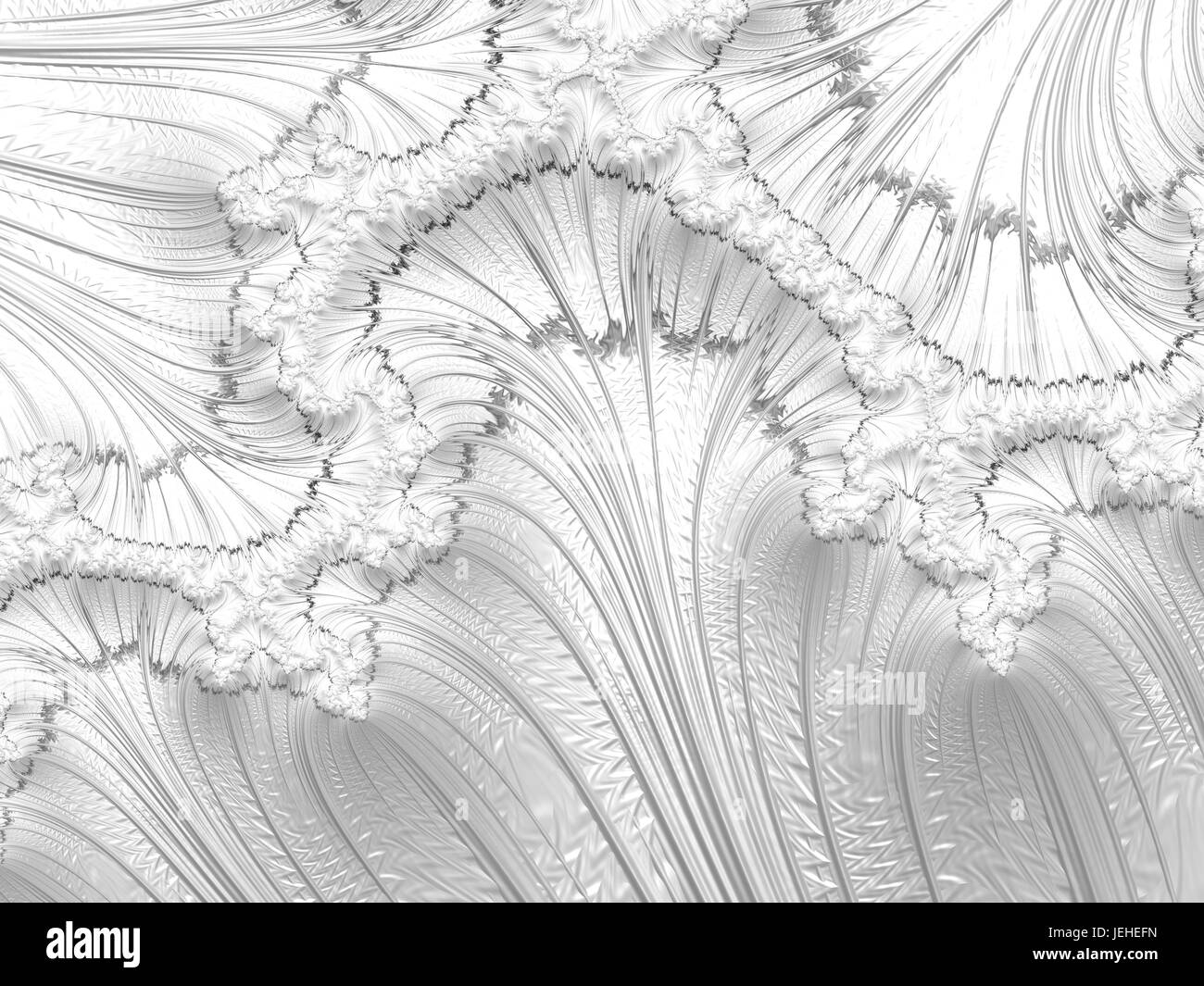 Black and White Fractal Pattern Stock Photo - Alamy