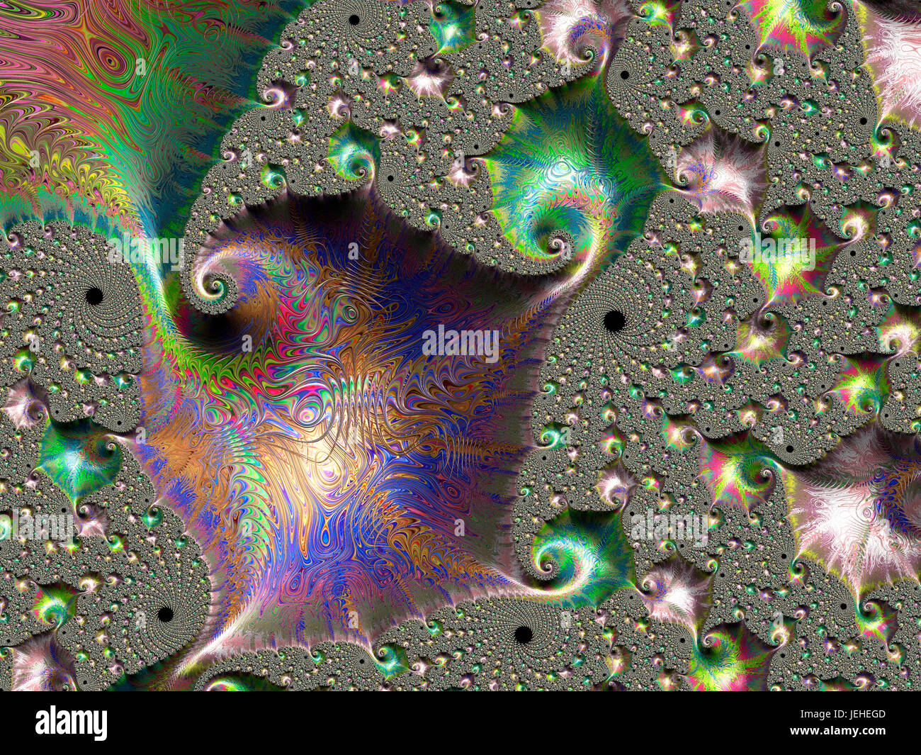 Fractal and landscape hi-res stock photography and images - Alamy